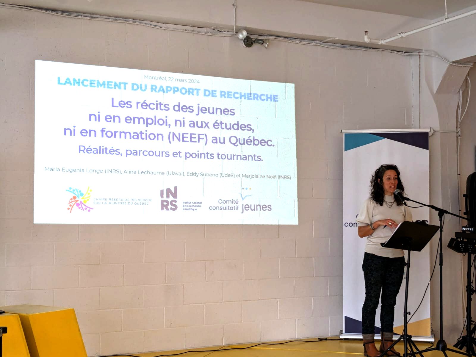 Lancement de deux rapports sur les jeunes NEEF au Québec. - Chaire ...